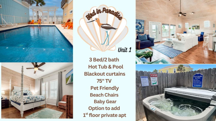 Early Checkin Dog Friendly, Hot Tub + Pool, 75" Tv - Port Aransas, TX