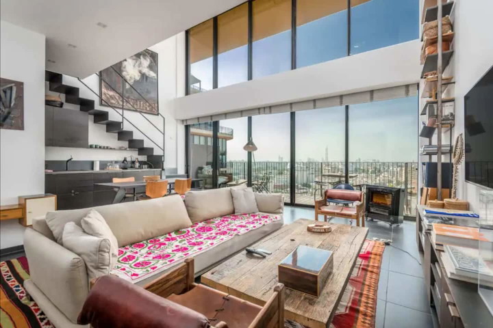 (Chambre Sécurisée à L'intérieur) Duplex Avec Piscine, Salle De Sport, Parking - Tel-Aviv