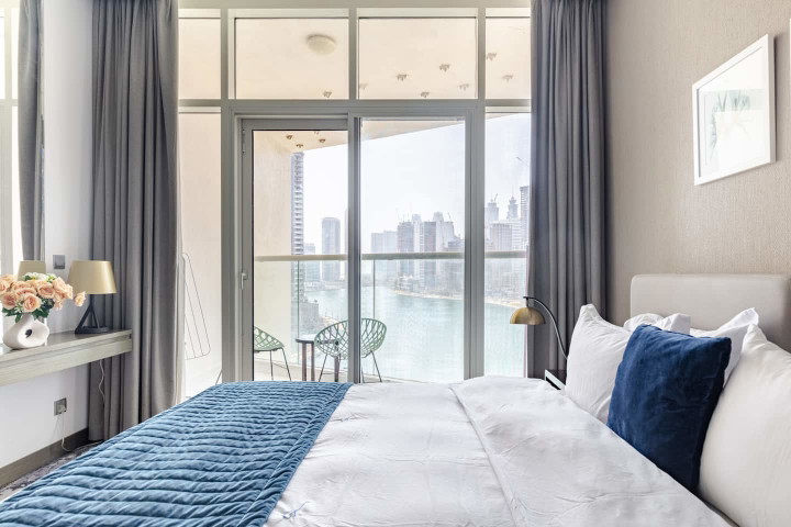 Nice Studio With Panoramic View Of The Canal ! - Dubái