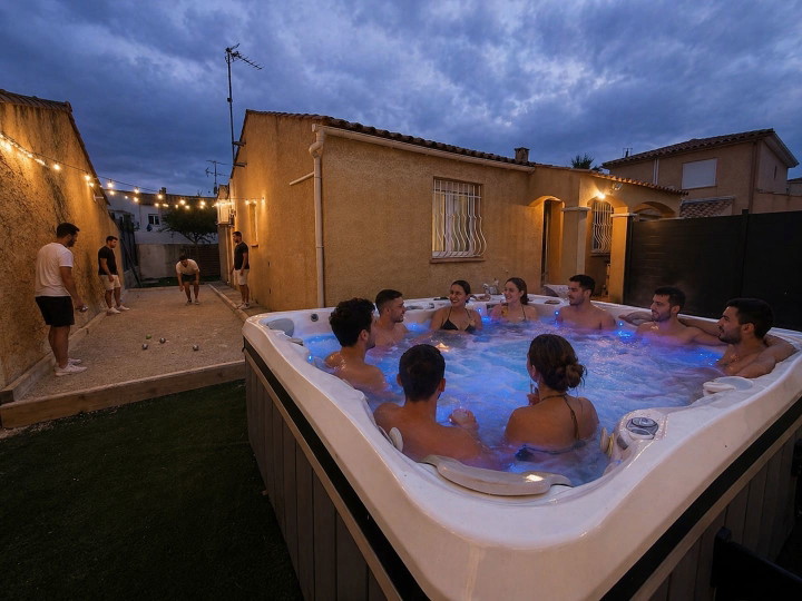 Villa Jacuzzi Xxl  10 Pers  Plage 3 Minpétanque - Palavas-les-Flots