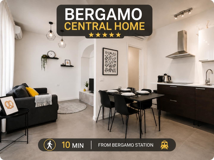 Bergamo Central Home | 2 Min From Station - Bérgamo