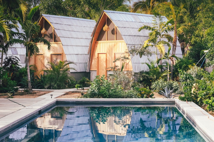 Poolside A-frame #3 In Palm Oasis - Todos Santos