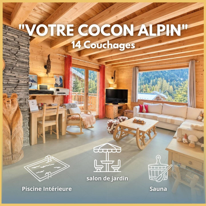 Chalet La Tanière - 14 P. Piscine & Sauna Vars - Risoul