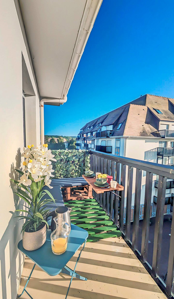Le Refrain T2, 3p, Pk, Balcony, Sea And Music - Trouville-sur-Mer
