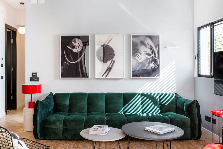 Bauhaus-inspired Apartment With City View Balcony - Israël