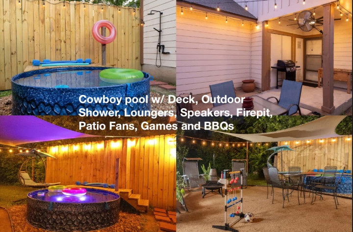 Pearlside/dt + Heated Pool W Deck + Family/pet - San Antonio, TX