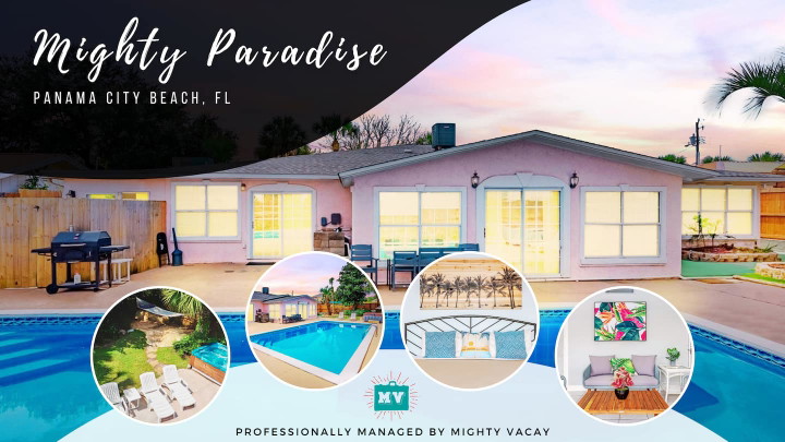 Mighty Paradise: Pool, Hot Tub, Gamerm, Walk2beach - Panama City Beach, FL