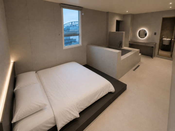 #100 자갈치, 남포동, 4 Rooms, 11 Beds - Busan Station