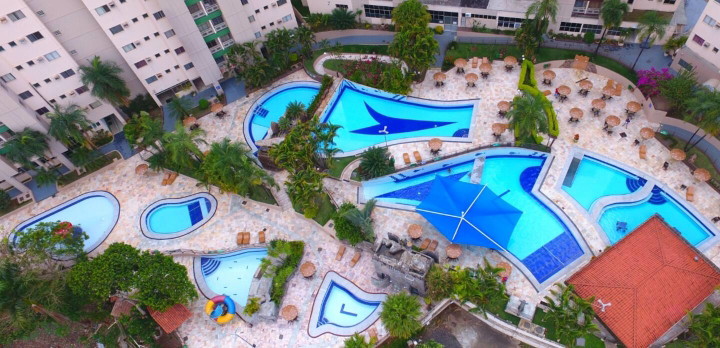 Apto Para Até 7 Pessoas C/ 9 Piscinas No Lazer. - Caldas Novas