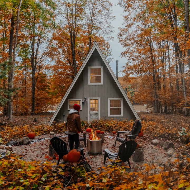 Cozy Aframe On Tunnel Of Trees Harbor Springs - Michigan