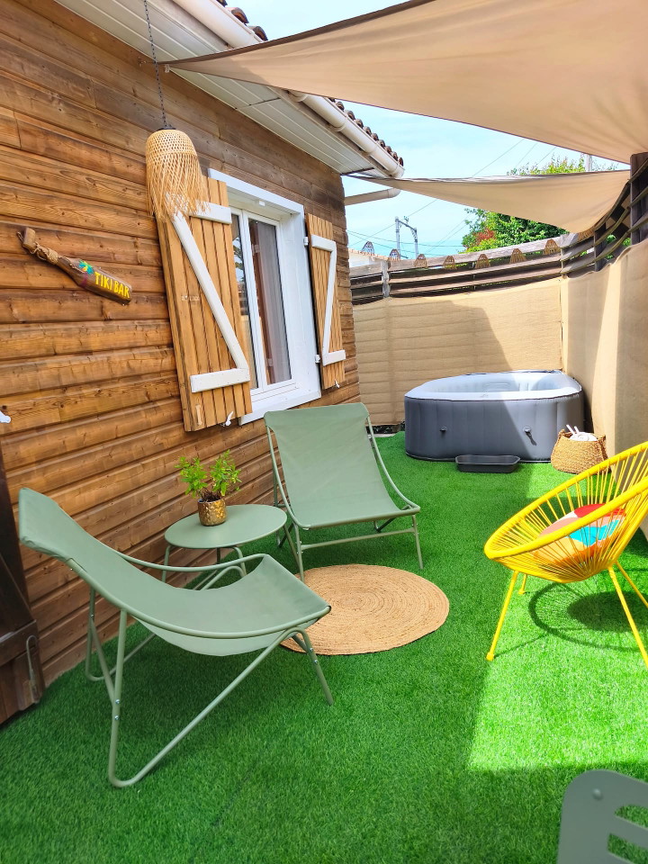 Chalet Cosy - Jacuzzi Privé, Calme & Plage à Pied - Bassin d'Arcachon