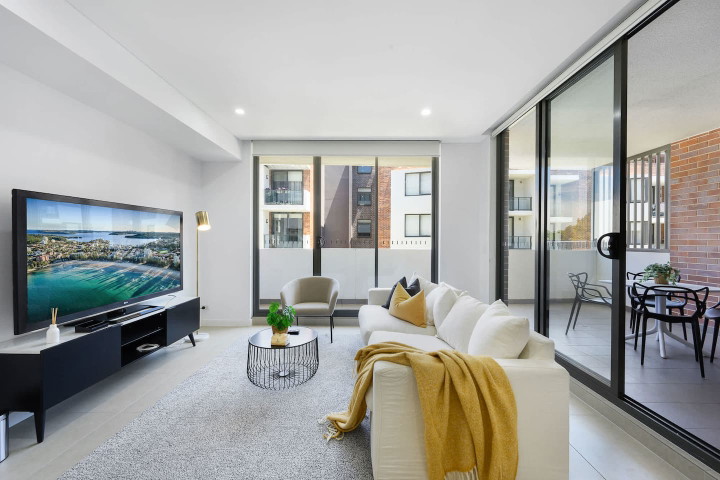Modern 1br And Study Near Airport Shops & Parking - Rosebery