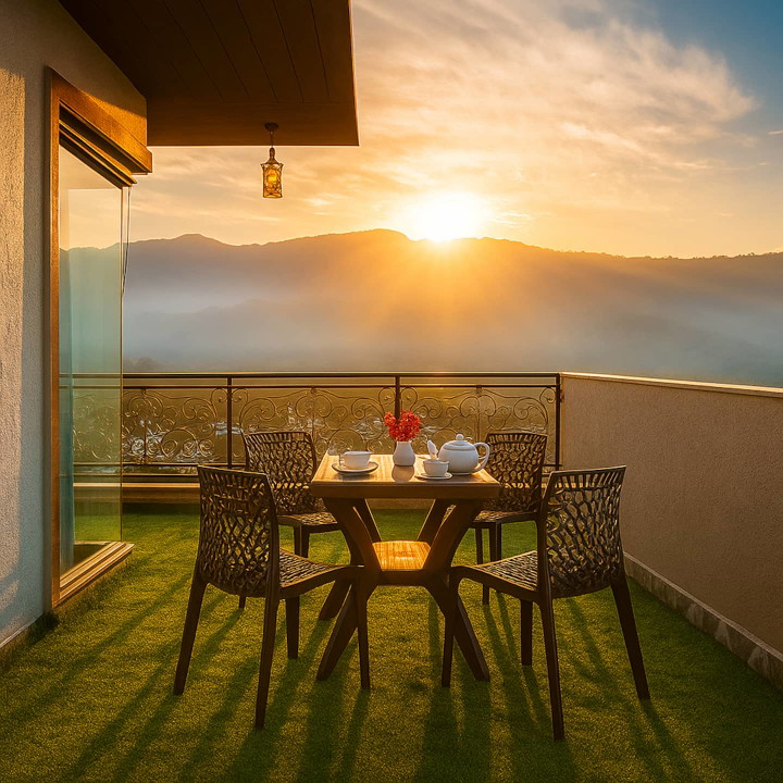 Spacious- Pool Table-mountains-ganga-view: 6bhk - 瑞詩凱詩