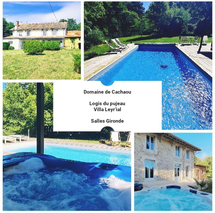 Domaine Cachaou Logis Du Pujeau Sauna & Spa Pool - Mios