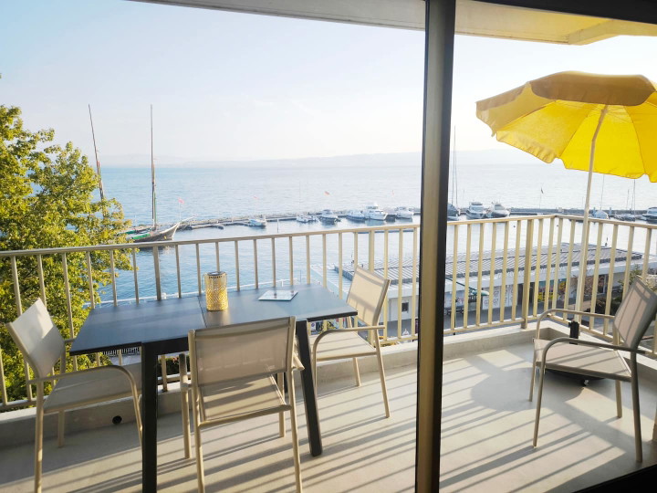 T3  80m2 Vue Lac, Face Au Port, Garage Inclus - Évian-les-Bains