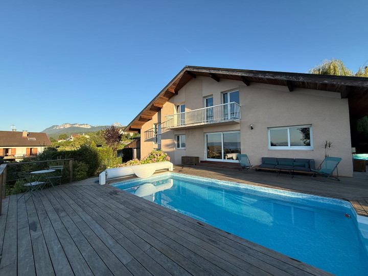 Belle Villa Avec Piscine - Vue Lac Et Montagnes - Évian-les-Bains