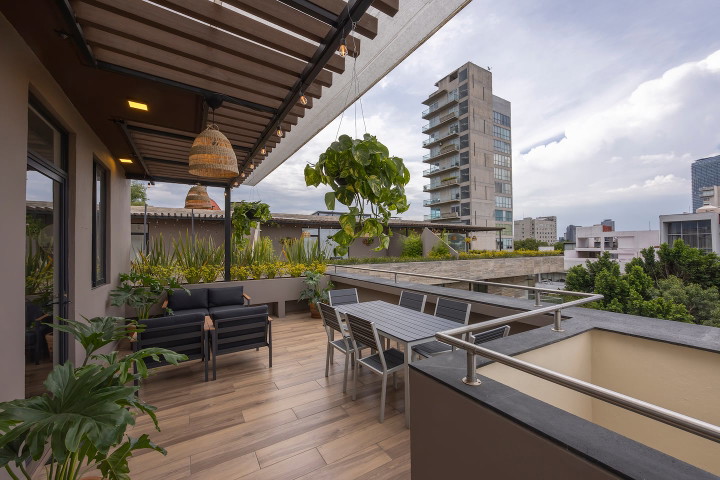 Designer 4br Penthouse | Private Rooftop | Condesa - Mexico City