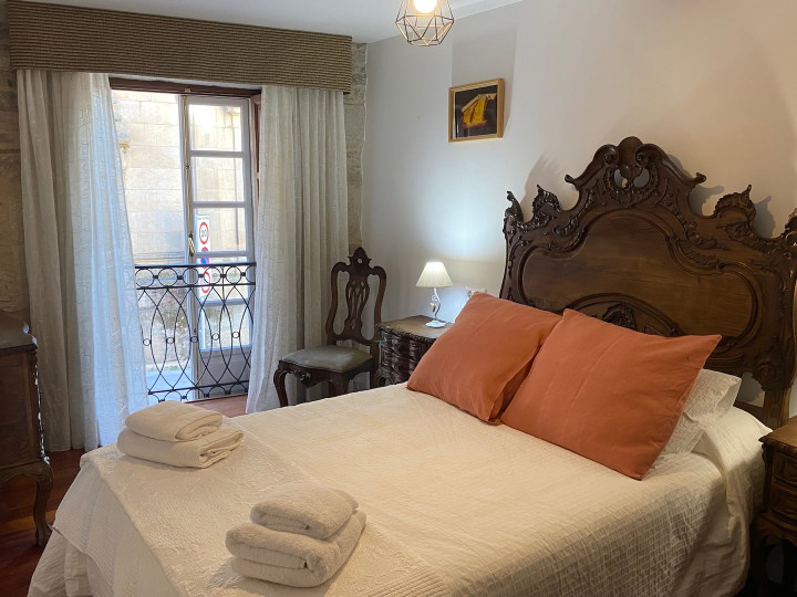 100 Meters From The Cathedral Of Santiago-1st-balcony. - Santiago de Compostela
