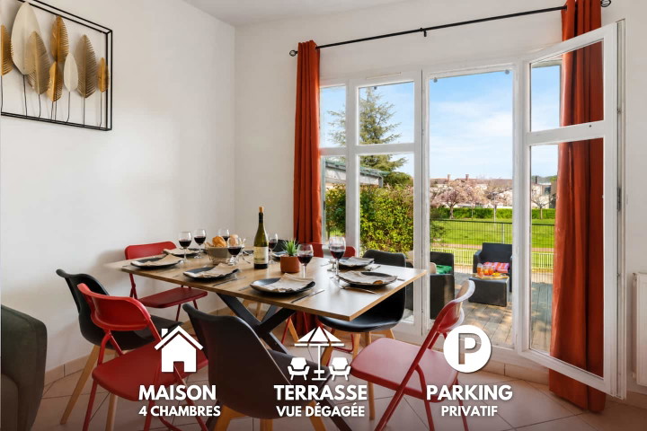 Maison Terrasse 4 Chambres Parking - Évry