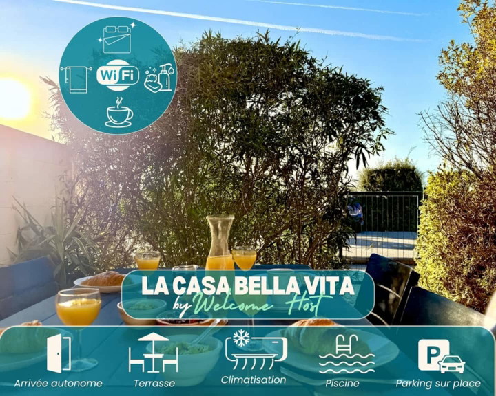 La Casa Bellavita, 4 Pers Piscine à Calvisson - Lunel