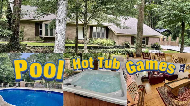 Fun Home With Pool, Arcade, Hot Tub, Hp Kids Room - Hattiesburg, MS