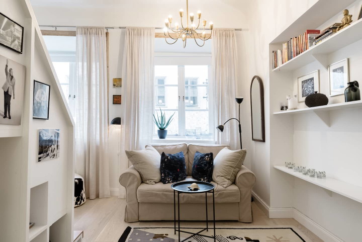 Revamped Apartment In 400 Year-old Building - Stockholm
