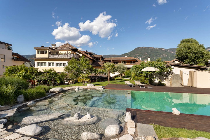 Apartment With Balcony & Natural Pool Near Merano - Lana