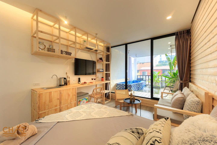 Vue Sur Le Vieux Quartier | Studio En Bois Et Calme - Hanoï