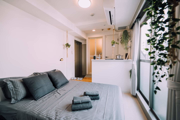 Simple Attic 10 South Block Compact Studio & 24/7 Gym - Osaka, Japan