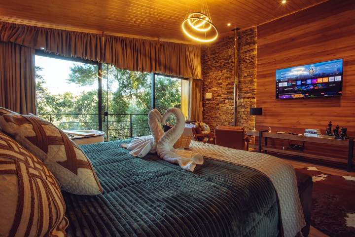 Romantic Cabin|hot Tub+fireplace  Mantiqueira View - Santo Antônio do Pinhal