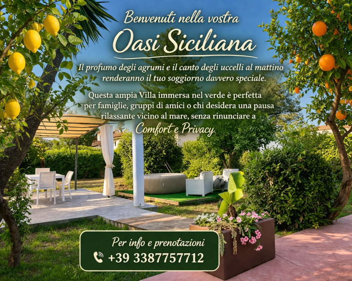Grande Villa Avec Jardin, Parking Et Barbecue - Palermo