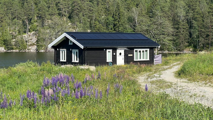 Cabin For 8 By Lake Near Oslo Hot Tub Ac Wifi - Norway