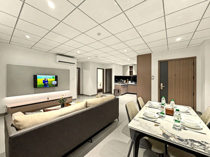 Chic Family Apt Near Aeon Mall Sensok Free Parking - Cambodia