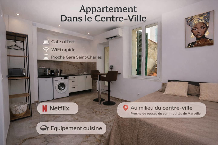 Appartement Gare Saint Charles 100 M
Centre Ville - Marseille