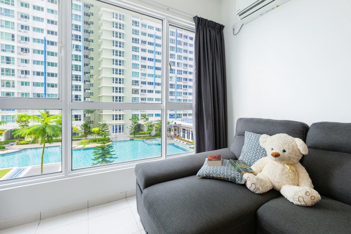 Pool View 3br* Walk To Shops Eat * Ac & Wi-fi - Penang Island