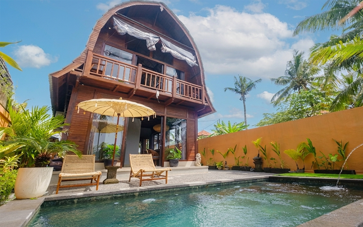 1 Br Private Pool, Kitchenette W/ Rice Field View - Ubud
