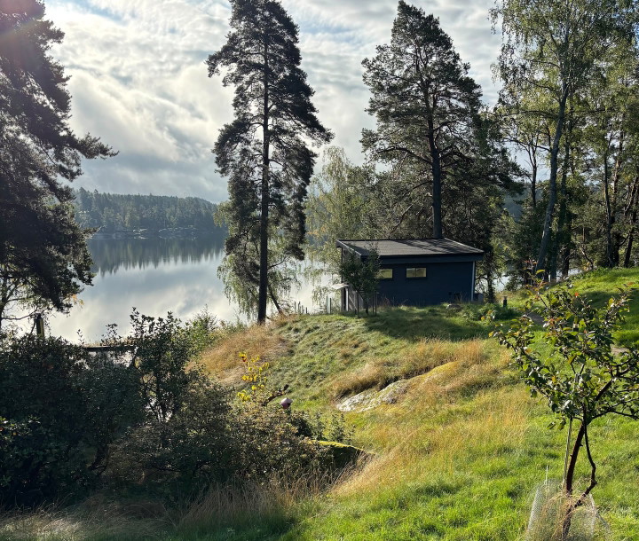 Lakeside Lofthouse With Terrace By The Water - Suède