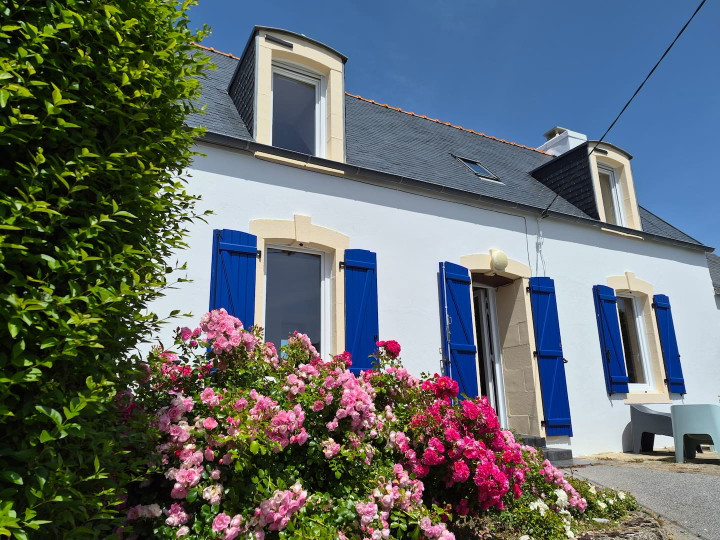 Face Ar Mor  Maison De Pêcheur Vue Mer  Jardin - Plozévet