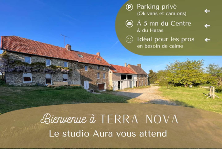 Aura ༄ Studio Spacieux - Parking Privé - Saint-Lô