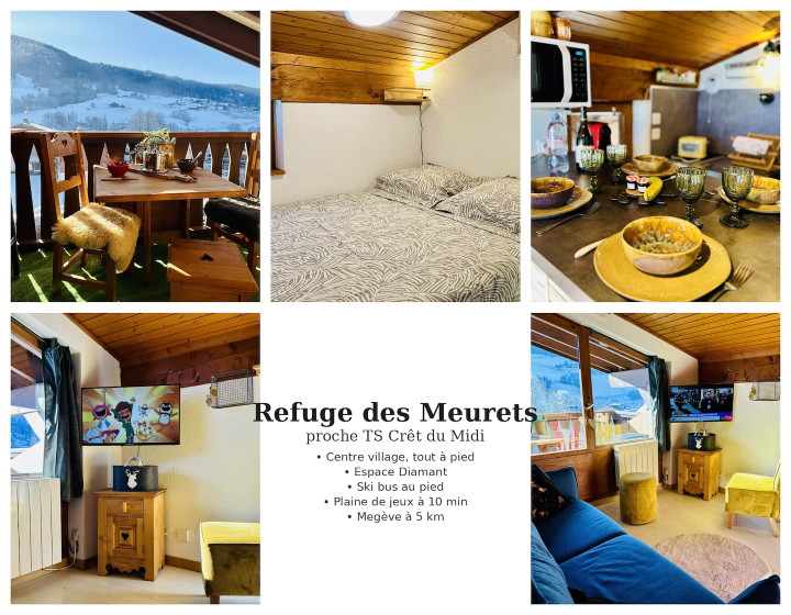 Refuge Des Meurets Ts Crêt Du Midi 4 People Parking - Praz-sur-Arly
