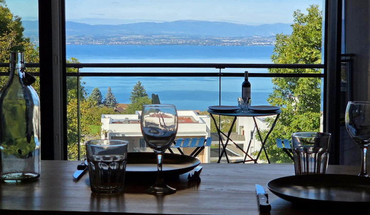 Le Léman Vision - Appartement Avec Vue Sur Le Lac - Évian-les-Bains