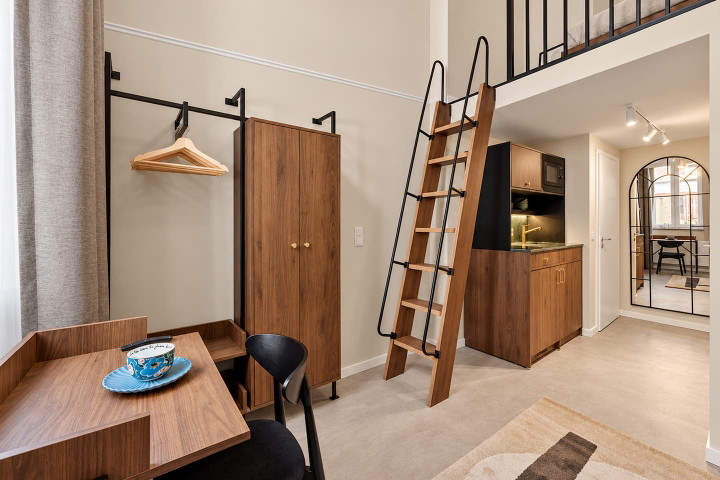 Studio With Double Loft Bed And Kitchenette - Berlín