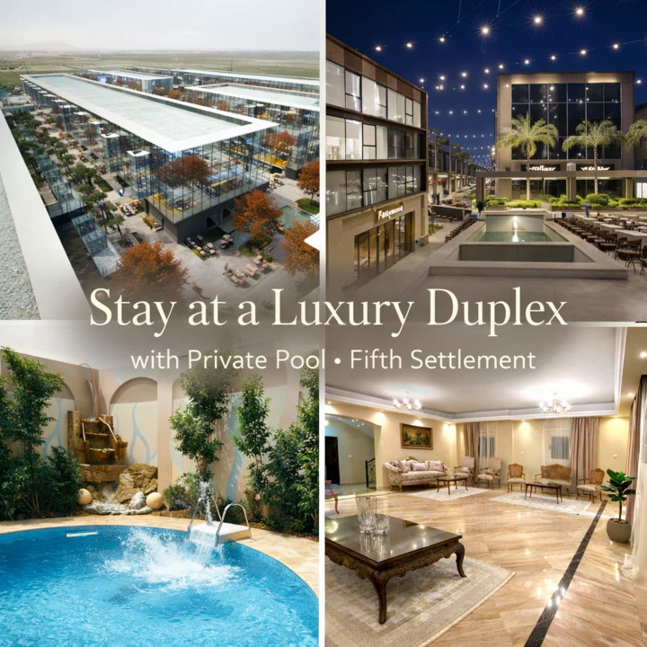 Luxury 4br Duplex With Exclusive Pool-5th Settle. - Egypt