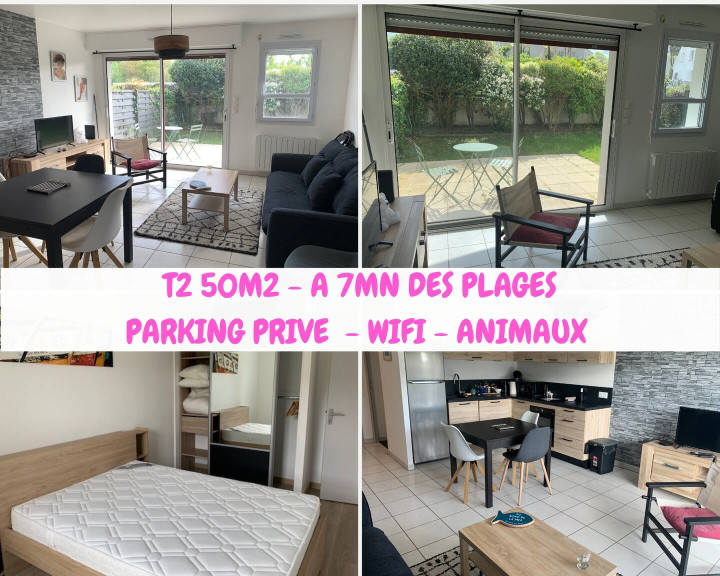 Terrasse & Jardinet - 50m2 - Bourg à Pied - Larmor-Plage