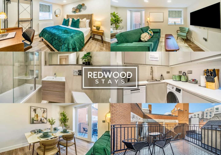 Town Center| Contractors/families | Wifi | Balcony - Farnham