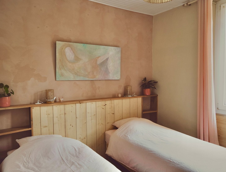 Chambre D'hôtes Magdalena - Chambre Rose - Nans-les-Pins