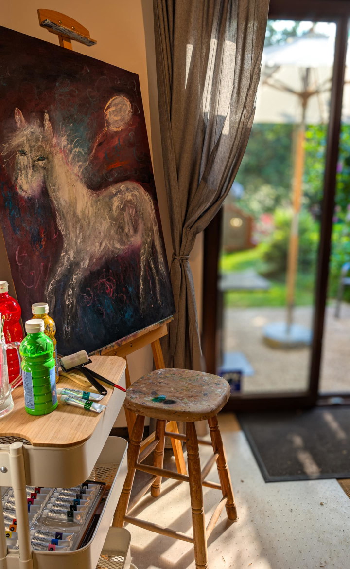 Traumwohnung In Der Galerie  Kunst, Garten, Pool - Worpswede