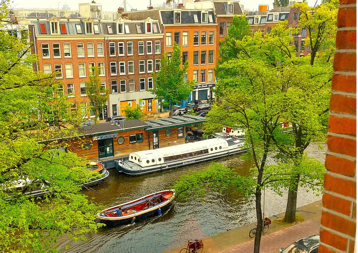 Canal View Rooftop Jacuzzi & Garden - Amszterdam