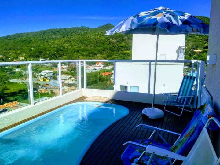 Cobertura C/ Piscina Privada P/ 8 Pessoas - Bombinhas