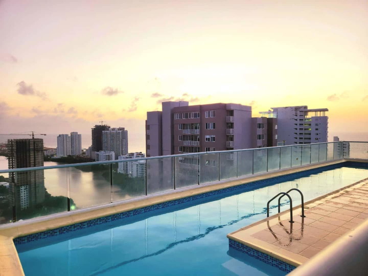 Fantastic Terraces Overlooking The Ocean 24th Floor Wifi Gym - Cartagena